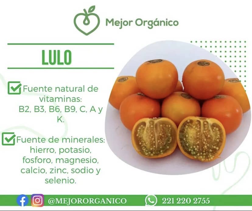 Lulo en fruta fresco recien cortado México